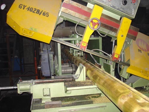 Large Band Saws Copper Cutting Machine 60mm -130mm 5KW servo motor ...
